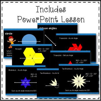 Pattern Block Angles MD C Digital And Printable Options TpT