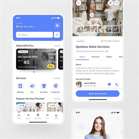 Insightlancer Creative And Modern Ui Design Of Laundry App Ui We Will Design A Professional Ui