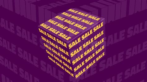 Animated 3d Cube With Sale Inscription Stock Video Video Of Dynamics Cube 363588615