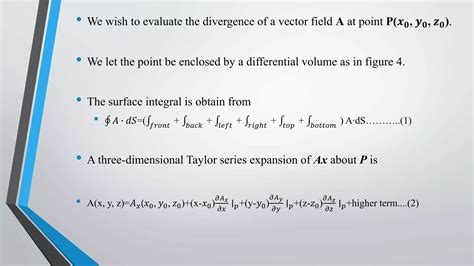 divergence of vector and divergence theorem pptx