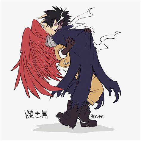 Hawks And Dabi My Hero Academia Manga My Hero Academia Episodes Cute Stories