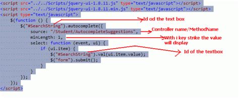 Autocomplete Textbox Using Database Return Value In Aspnet Mvc3 Razor With Jquery