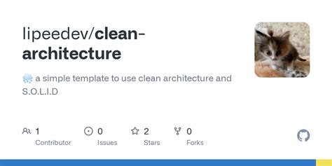 Github Lipeedev Clean Architecture A Simple Template To Use Clean Architecture And S O L I D