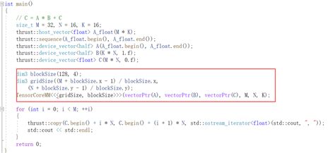 利用tensor Core加速矩阵乘法的代码之理解 哔哩哔哩