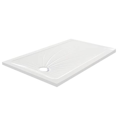 Impey Bath Replacement Rectangular Shower Tray With End Cap 1700mm X
