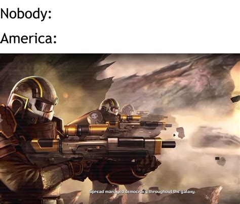 The Intro Of Helldivers Surely Knows How Its Done R Dankmemes