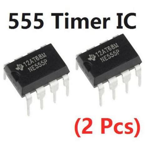 2 Pieces 555 Timer Ic Ne555 Precision Timer Chip Daraz Pk