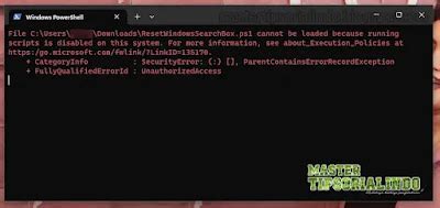 Cara Reset Search Windows Ke Default Di Windows 10 11 Mastertipsorialindo