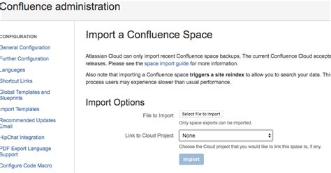 How To Export Import Space In Confluence ® Jira And Confluence Administration