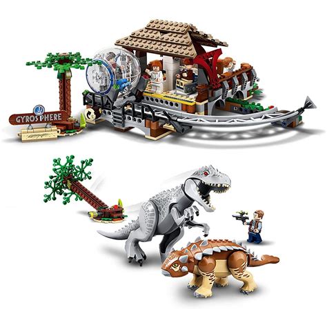 Lego Jurassic World Indominus Rex Vs Ankylosaurus Dinosaurs Set With