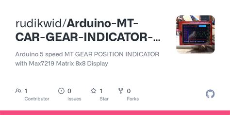 Github Rudikwidarduino Mt Car Gear Indicator With 8x8 Matrix Display Arduino 5 Speed Mt Gear