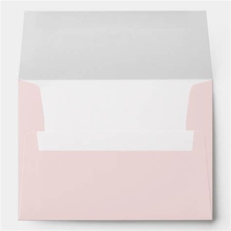 Elegant Script Pink Return Address Mailing Envelope Zazzle