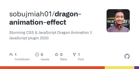Github Sobujmiah01dragon Animation Effect Stunning Css And Javascript