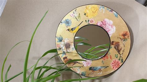 როგორ გავაფორმოთ სარკე დეკუპაჟის ტექნიკით Youtube