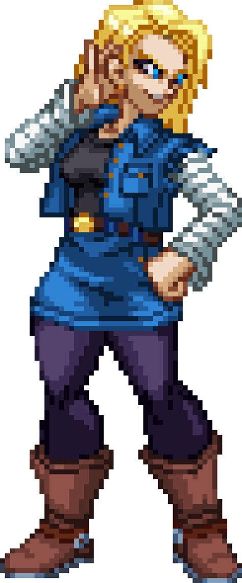 Android 18 Pixel Art Maker