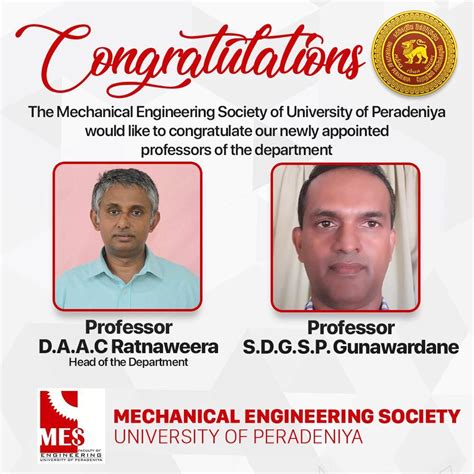 Warnaka Dias Pannilaratne On Linkedin Congratulations Prof Asanga Ratnaweera And Prof