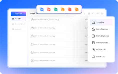 Create PDF Files From Images Word Excel HTML Scanner And More