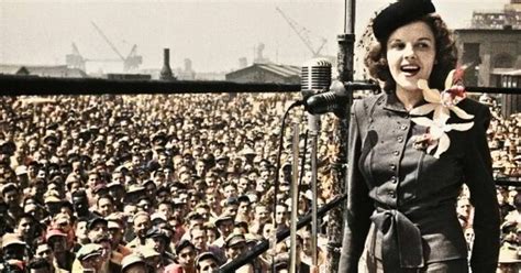 Judy Garland Did Her Part For The War Effort By Performing At War Bond