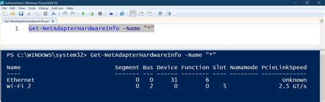 How To Use Get Netadapterhardwareinfo Programming And Development