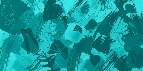 열대 잎과 식물 배경 몬스터 잎 패턴 직물 웹 디자인 엽서 배너 포스터 광고에 대한 질감예술 배경 패턴에 대한 스톡 벡터 아트 및 기타 이미지 Istock