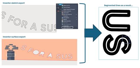 Export Logo And Text In Inventor To A Dxf File With Polylines Not