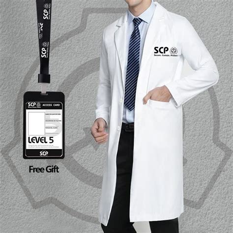 Scp Lab Coat Dr Bright Cosplay Costume Scp Foundation Shop
