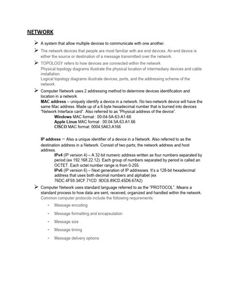 networking lecture summary 1 pdf computer network digital