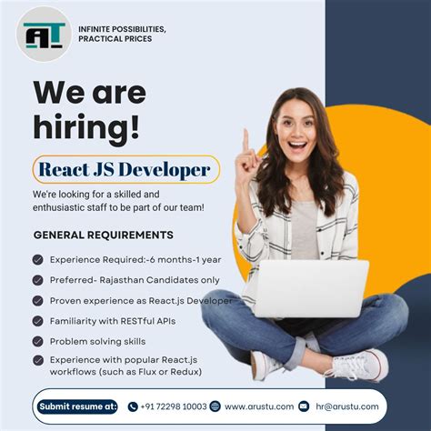 Arustu Technology On Linkedin Hiring Reactjs Mern Technology Jobopportunity Upskills