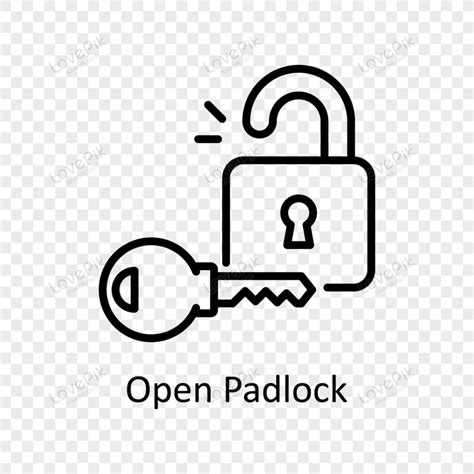 열린 자물쇠 Png 일러스트 및 벡터 이미지 무료 다운로드 Lovepik