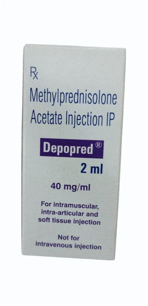 40mg Depopred Methylprednisolone Acetate Injection Ip At ₹ 100vial