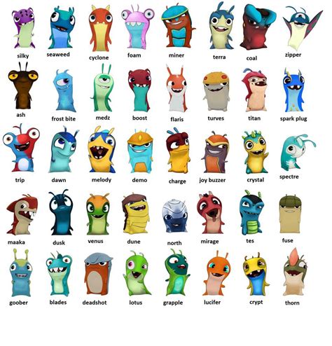 Super Slugs Cartoon Characters All Slug In Slugterra Slugterra