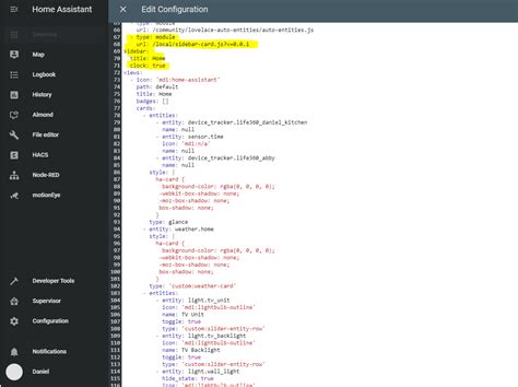 Lovelace Custom Sidebar Card Page 2 Dashboards And Frontend Home Assistant Community