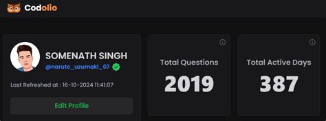 Somenath Singh On Linkedin Problemsolver Codingjourney Milestone