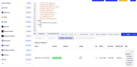 Query History
