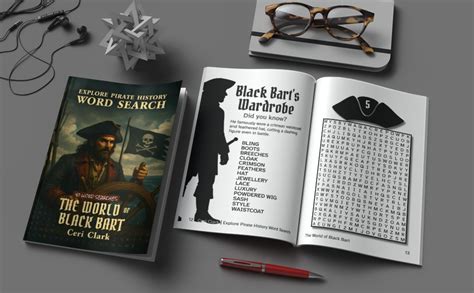 Black Bart Puzzle Book 40 Pirate History Word Searches Ceri Clark