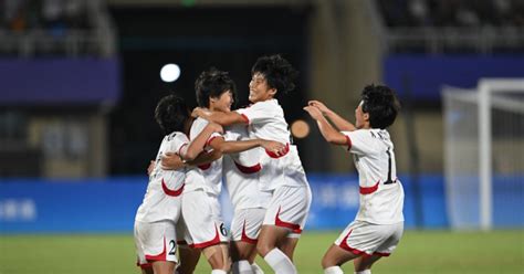 Ag 여자축구 결승 대진 완성 ‘8골 폭격 북한 Vs ‘중국 잡은 일본 격돌9년 만에 정상이냐 2연패냐 Mk항저우