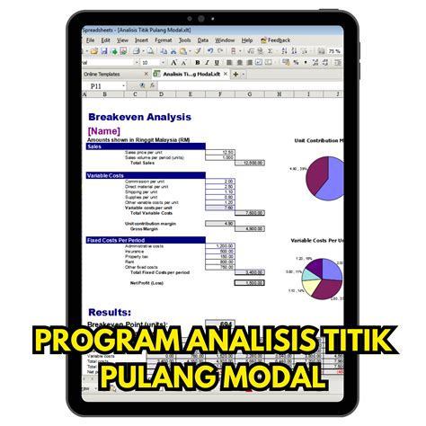Template Excel Analisis Penyata Kewangan Lengkap Mybizcore