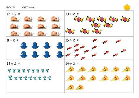 Division Using Pictures And Arrays By Cloweenakniveteena Teaching Resources Tes