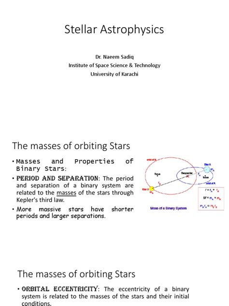 7 Stellar Astrophysics Pdf Stars Astronomy
