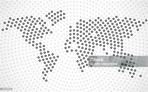 Abstract Colorful World Map Stock Illustration Download Image Now Abstract Africa Asia