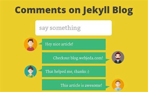 Adding Comments To Jekyll Blog Webjeda Blog