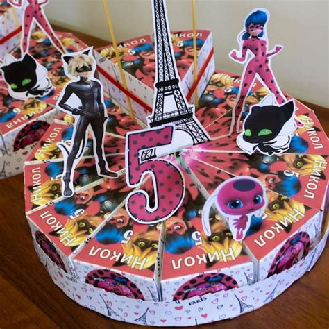 Картонена торта Калинката и Черния котарак