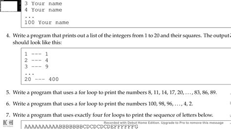 A Practical Introduction To Python Programming Exercise 2 5 4b Youtube