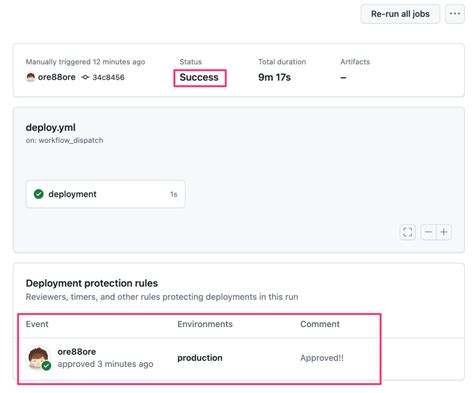 GitHub Actions の environments を使ってデプロイ時に承認プロセスを導入する