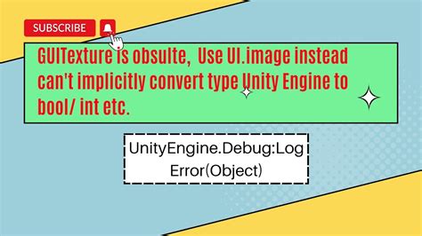 Use Uiimage Insteadcannot Implicitlyconvert Type Unityengine