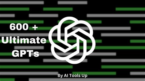600 Ultimate Gpts List