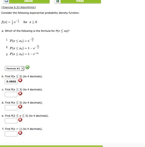 Solved Ebook Video Exercise 633 Algorithmic Consider The