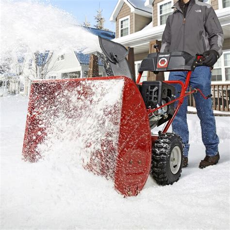 Troy Bilt Storm 2410 24 In 179 Cc Two Stage Self Propelled Gas Snow