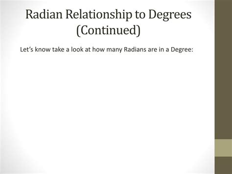 PPT Introduction To Radian Measure PowerPoint Presentation Free Download ID