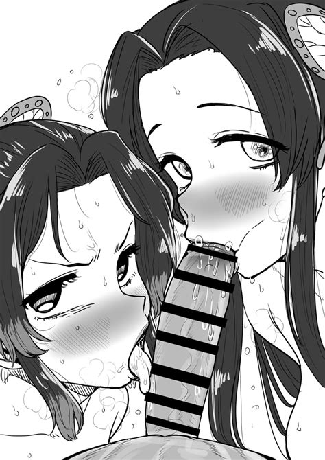 Kochou Shinobu And Kochou Kanae Kimetsu No Yaiba Drawn By Kaiman
